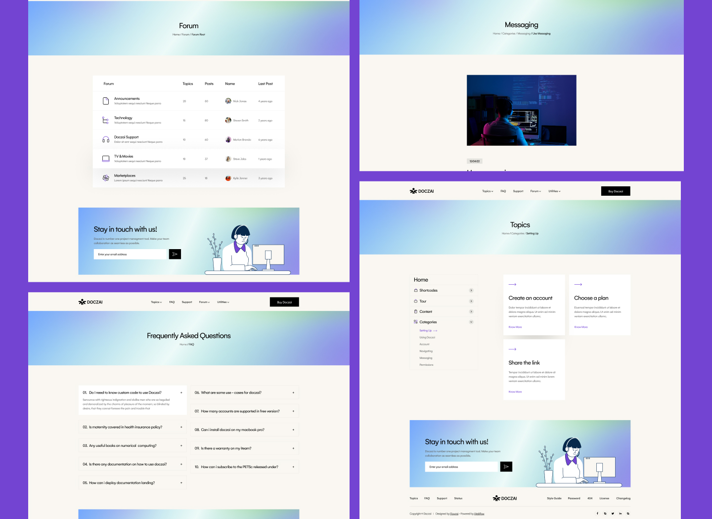 Doczai - Documentation HTML5 Responsive Website Template
