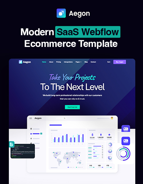 Aegon - SaaS HTML5 Responsive Website Template