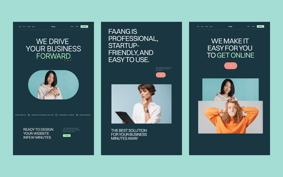 Faang - Agency HTML5 Responsive Website Template