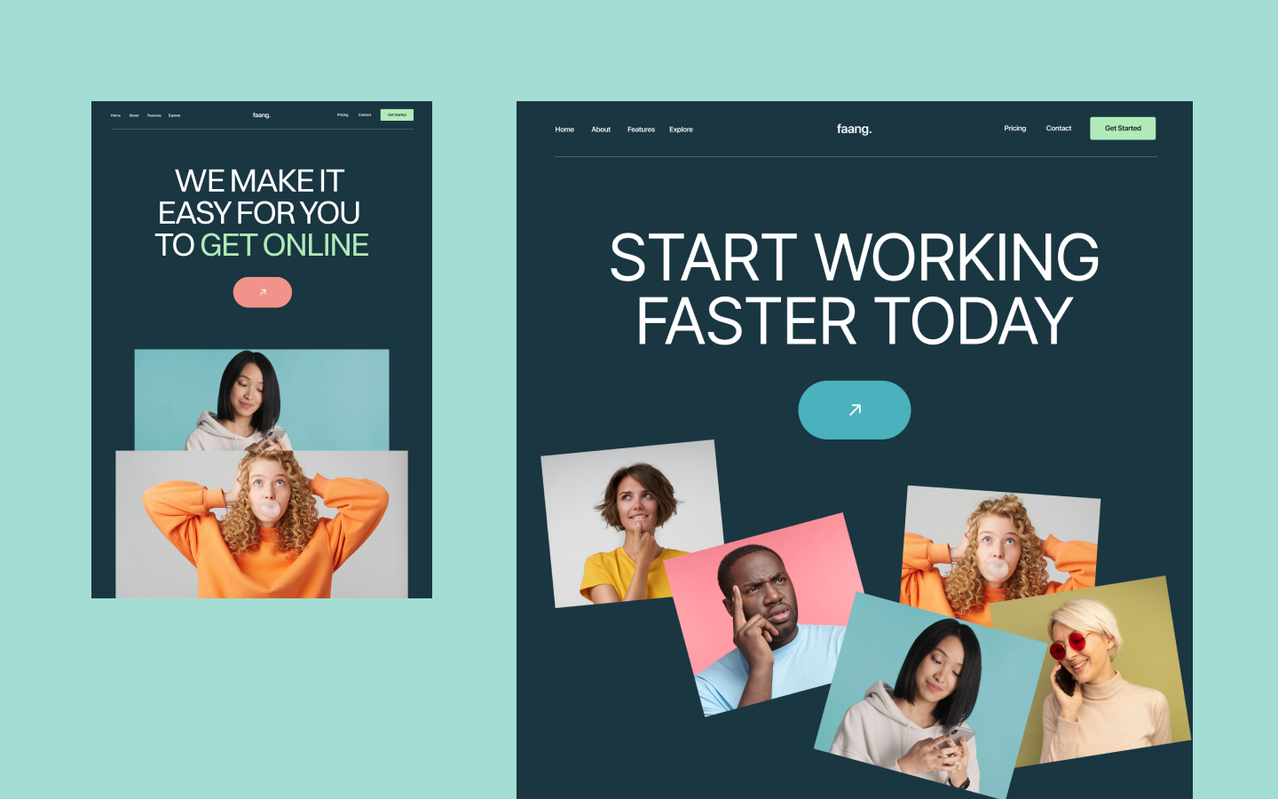 Faang - Agency HTML5 Responsive Website Template