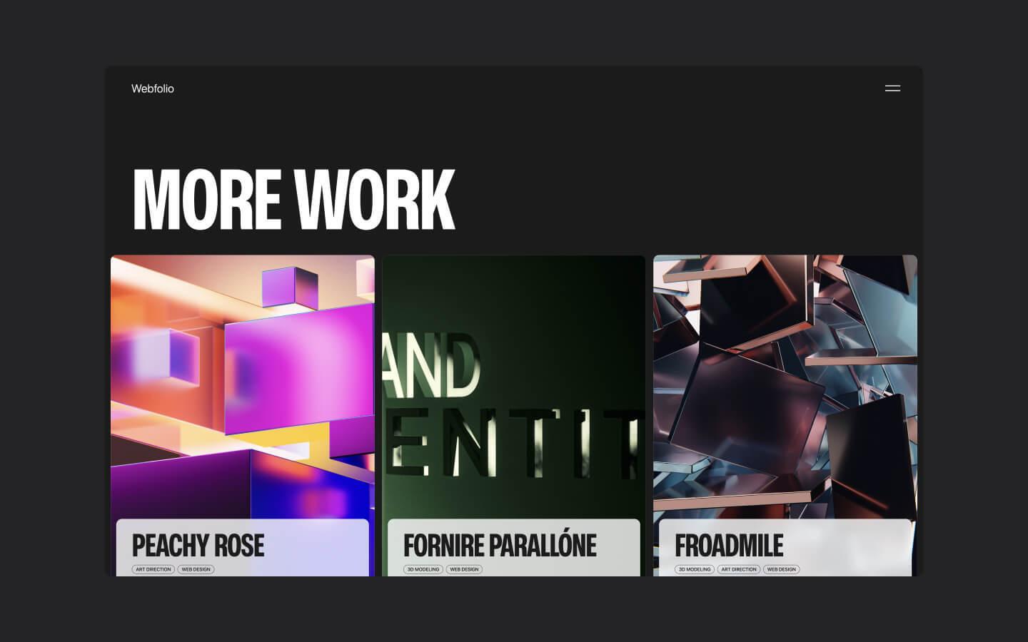 Webfolio - Portfolio HTML5 Responsive Website Template