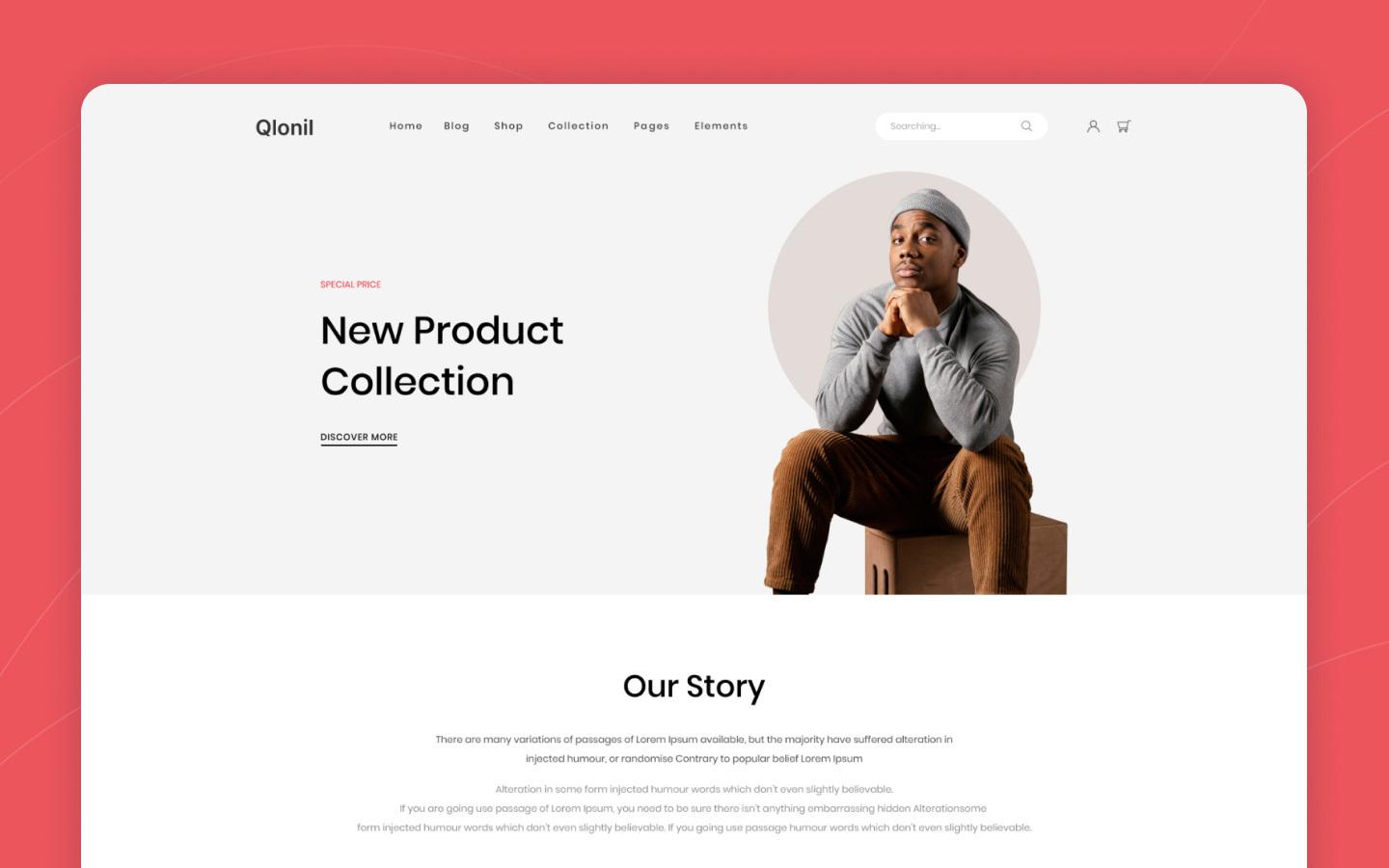 Qlonil - Retail HTML5 Responsive Website Template