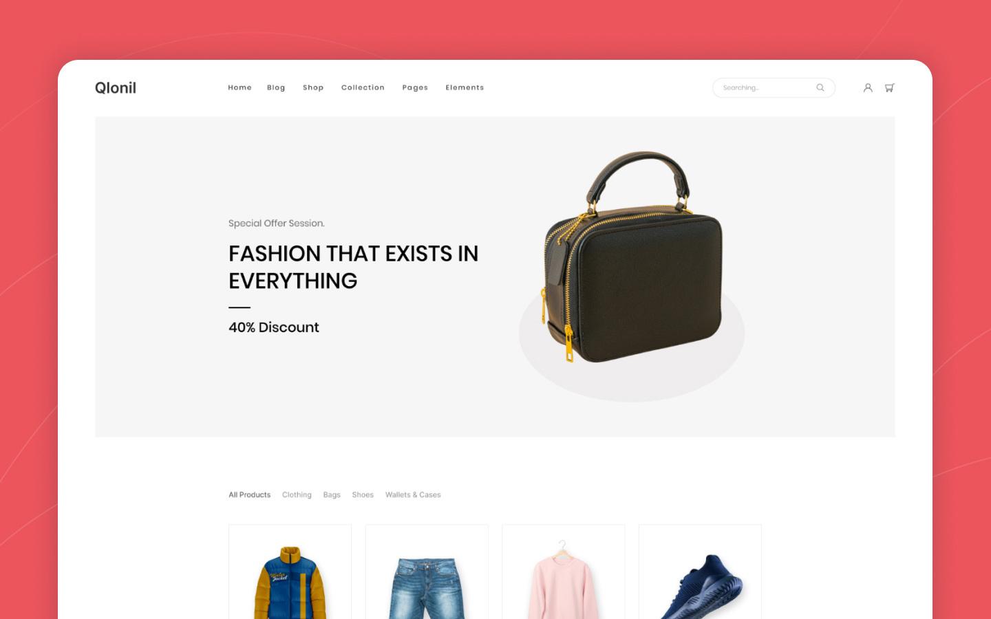 Qlonil - Retail HTML5 Responsive Website Template