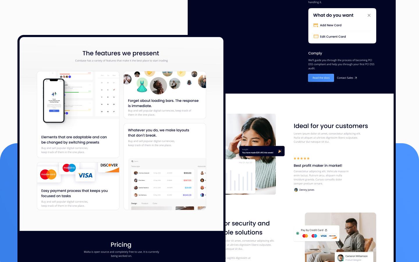 Malta - App HTML5 Responsive Website Template