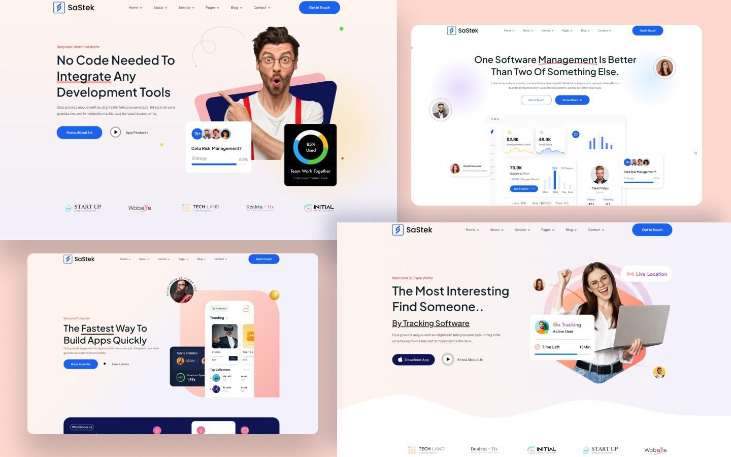 Sastek - SaaS HTML5 Responsive Website Template