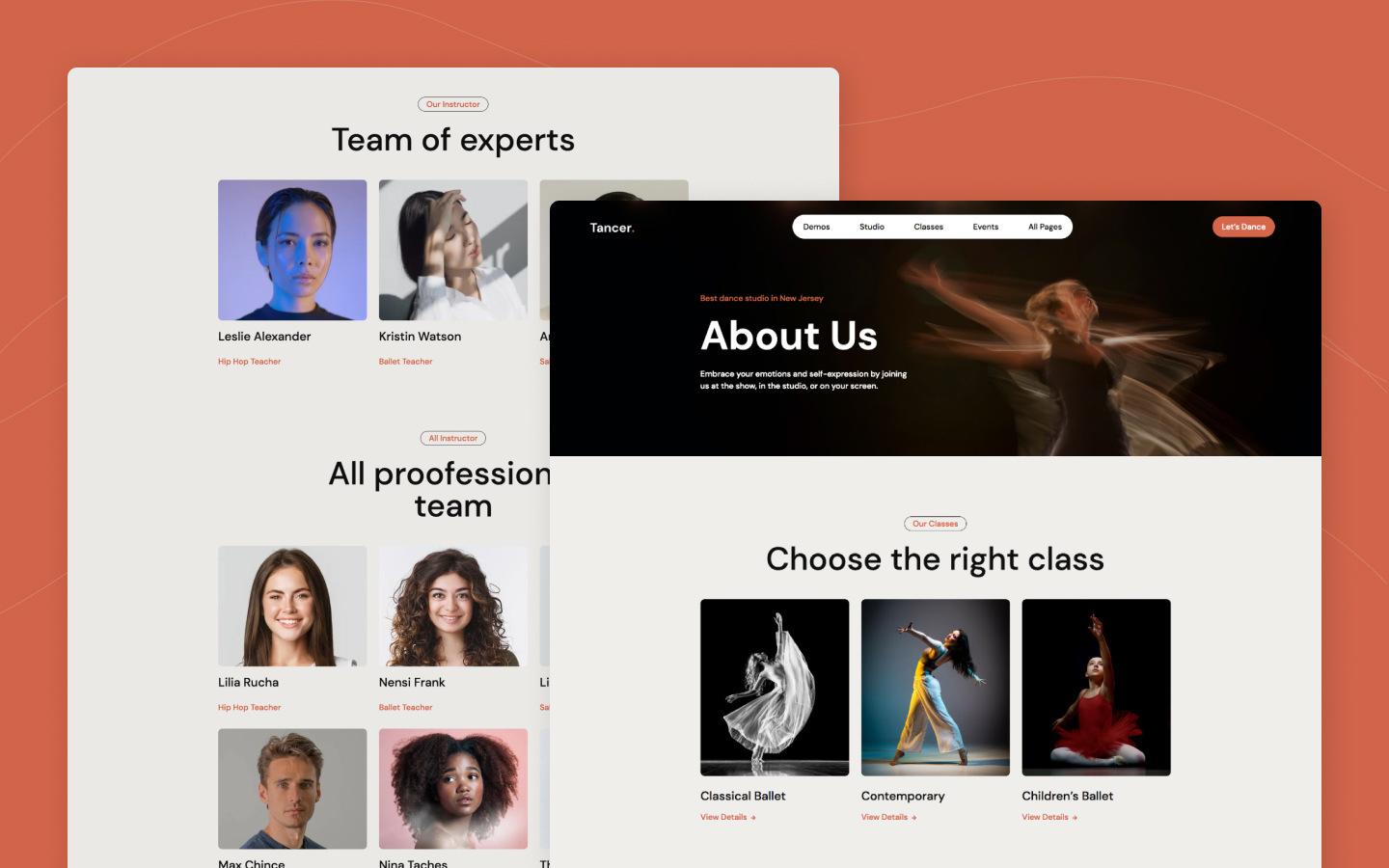 Tancer - Dance HTML5 Responsive Website Template