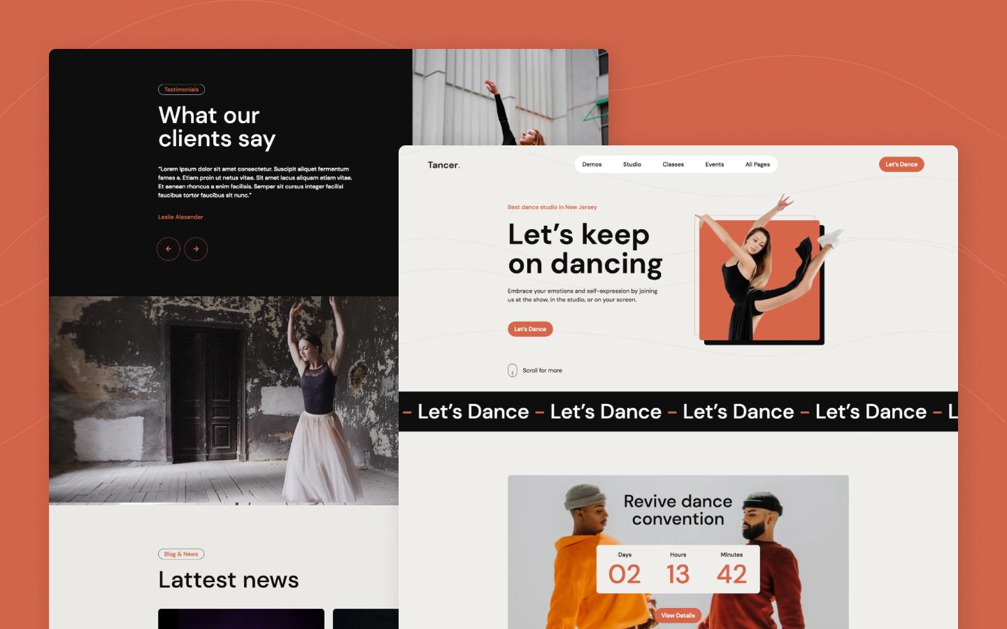 Tancer - Dance HTML5 Responsive Website Template