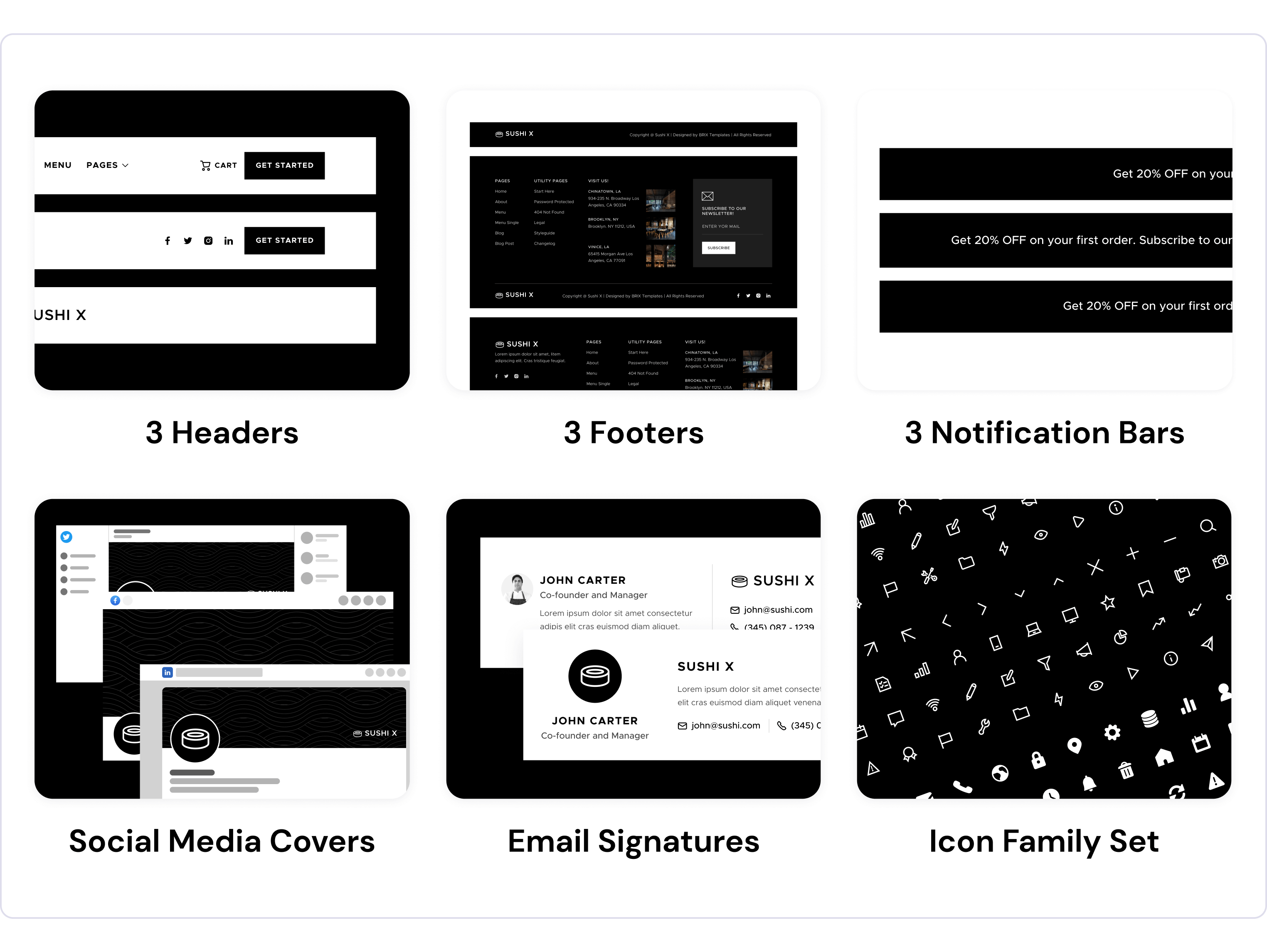 Sushi X - Restaurant HTML5 Responsive Website Template