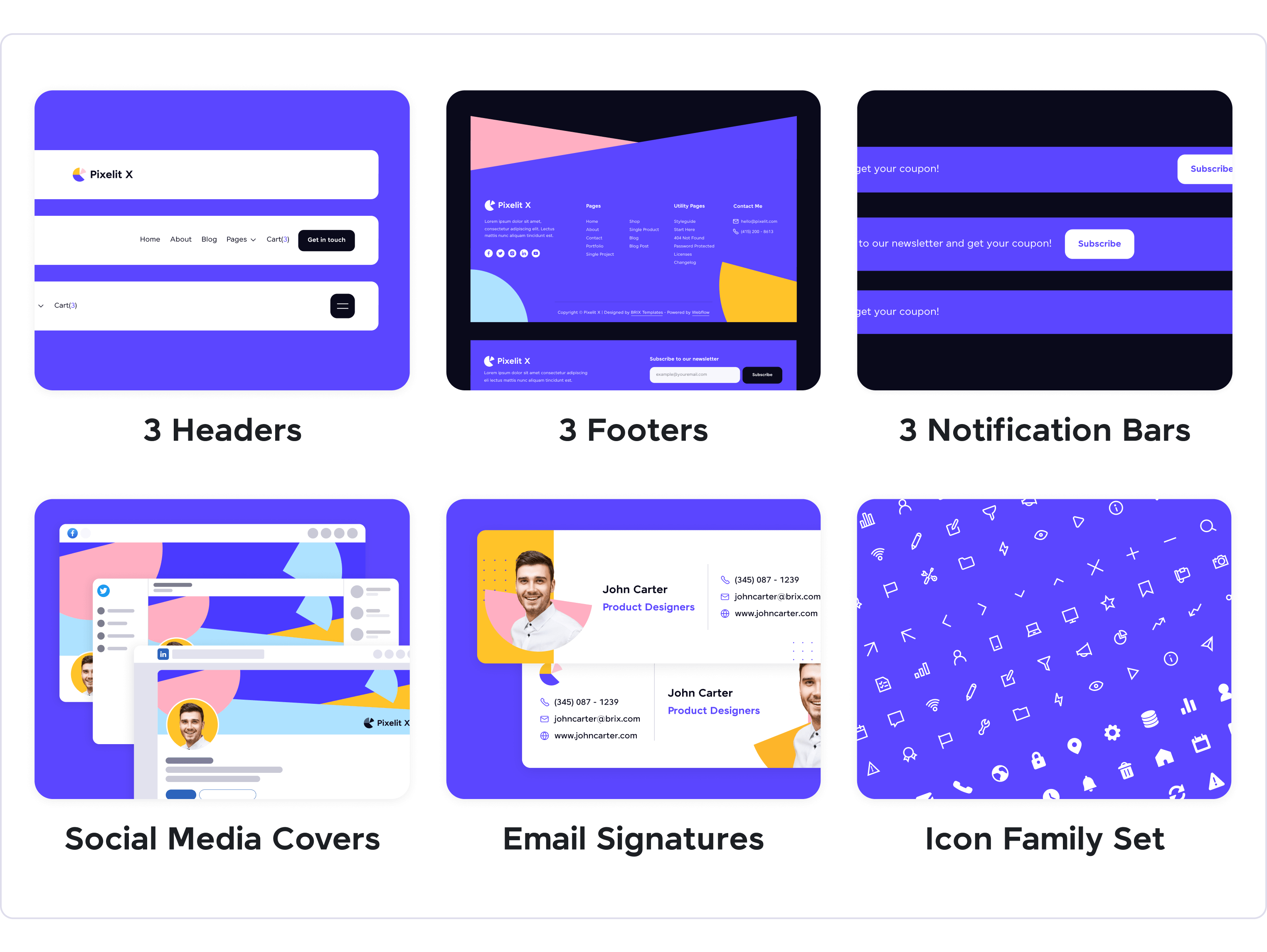 Pixelit X - Designer HTML5 Responsive Website Template