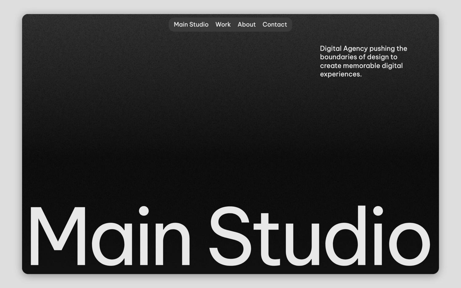 Main Studio - Portfolio HTML5 Responsive Website Template