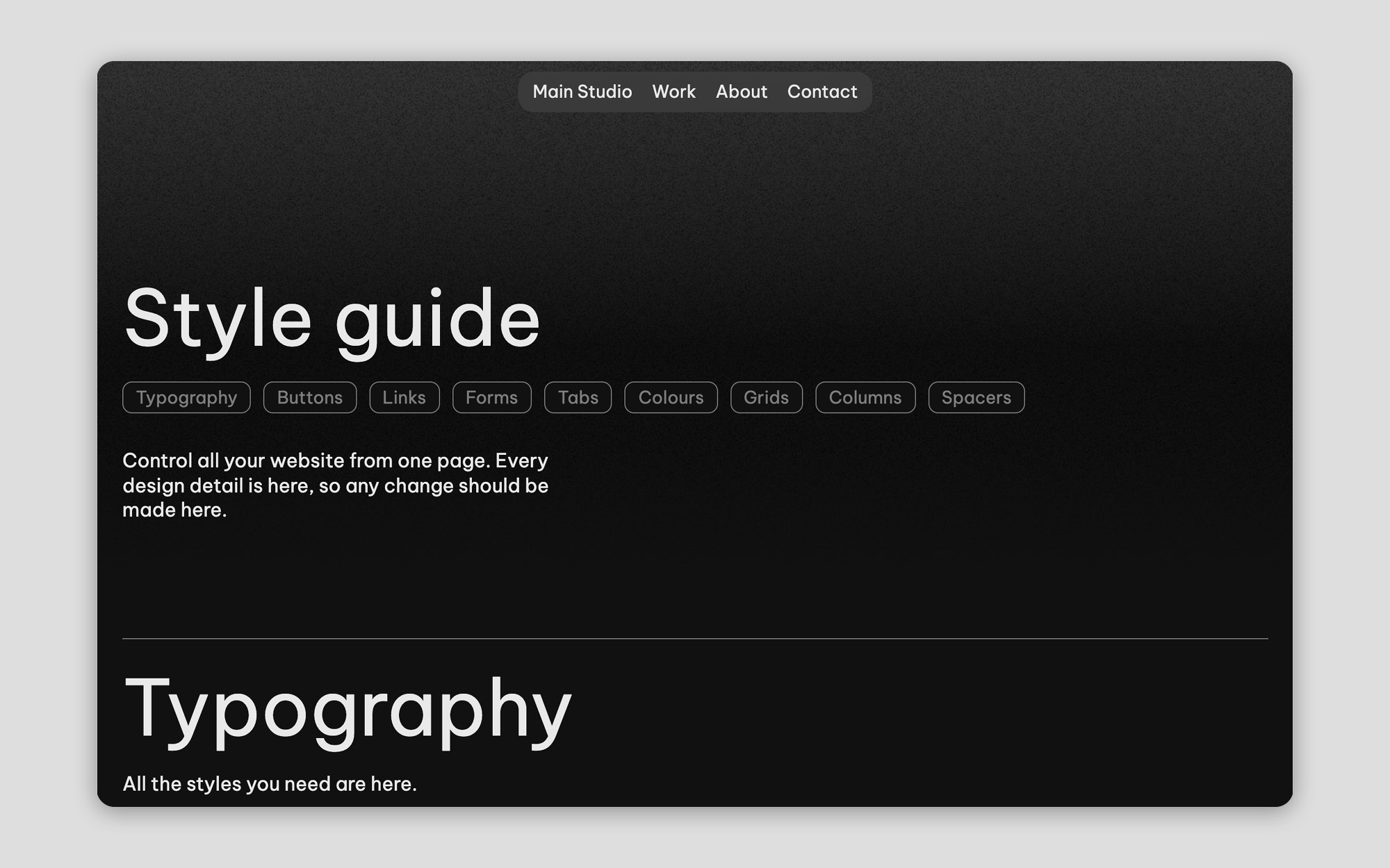 Main Studio - Portfolio HTML5 Responsive Website Template