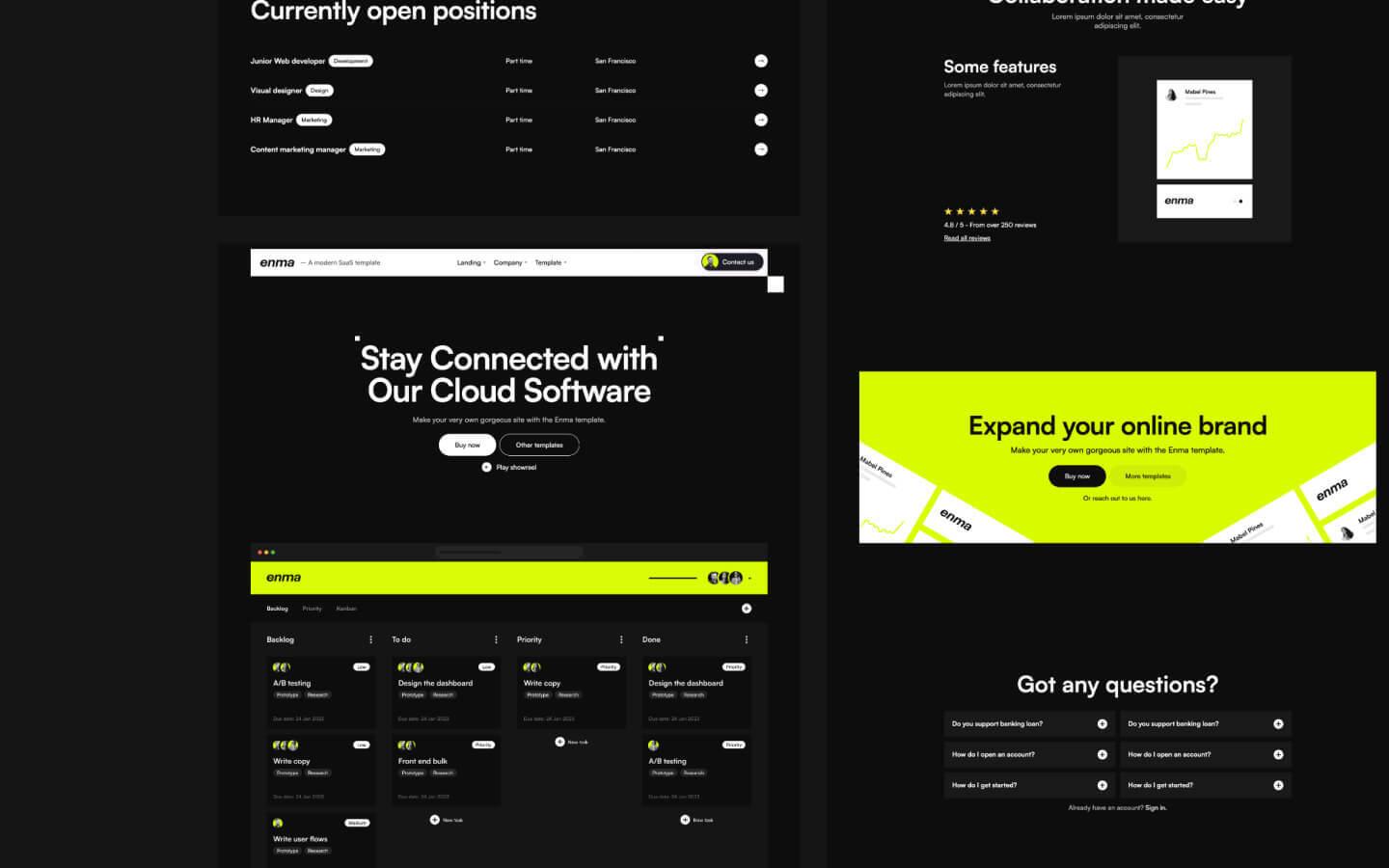Enma - SaaS HTML5 Responsive Website Template