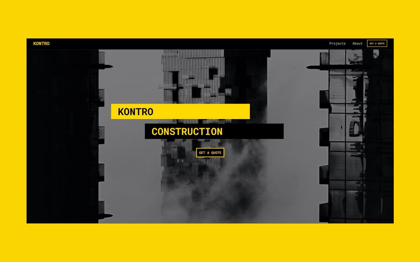 Kontro - Construction HTML5 Responsive Website Template