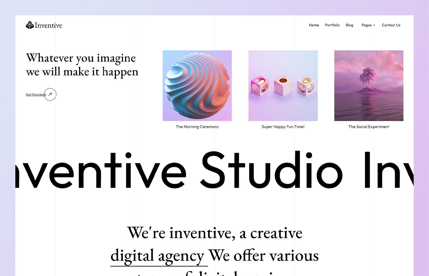 Inventive - Agency HTML5 Responsive Website Template