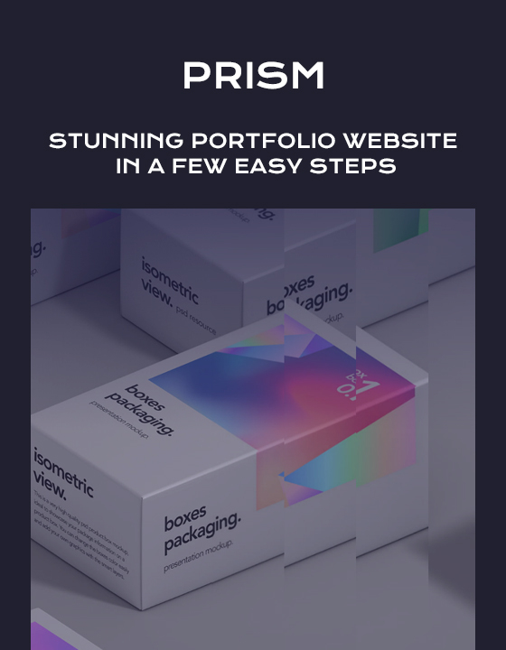 Prism - Portfolio HTML5 Responsive Website Template