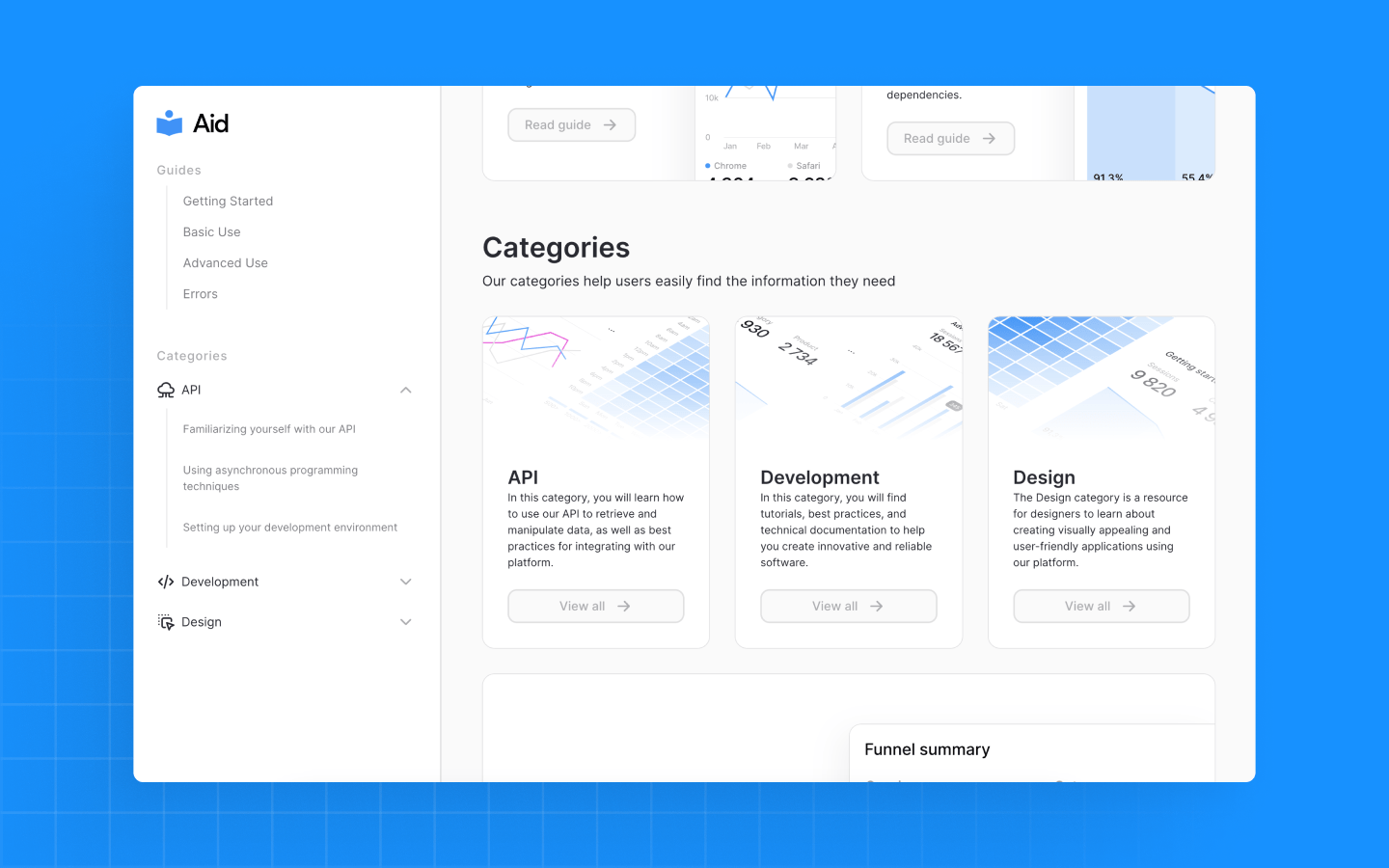 Aid - Documentation HTML5 Responsive Website Template
