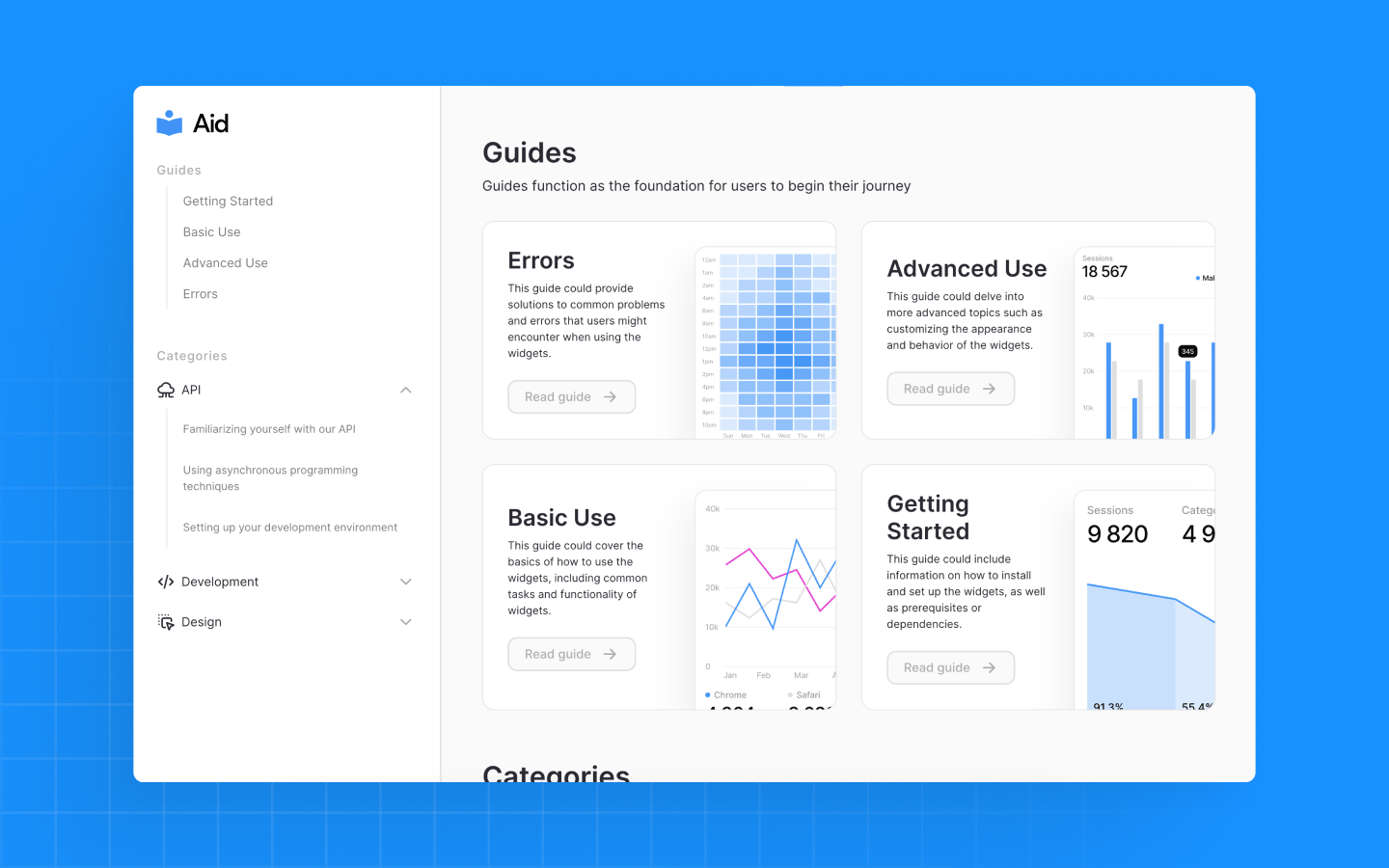Aid - Documentation HTML5 Responsive Website Template