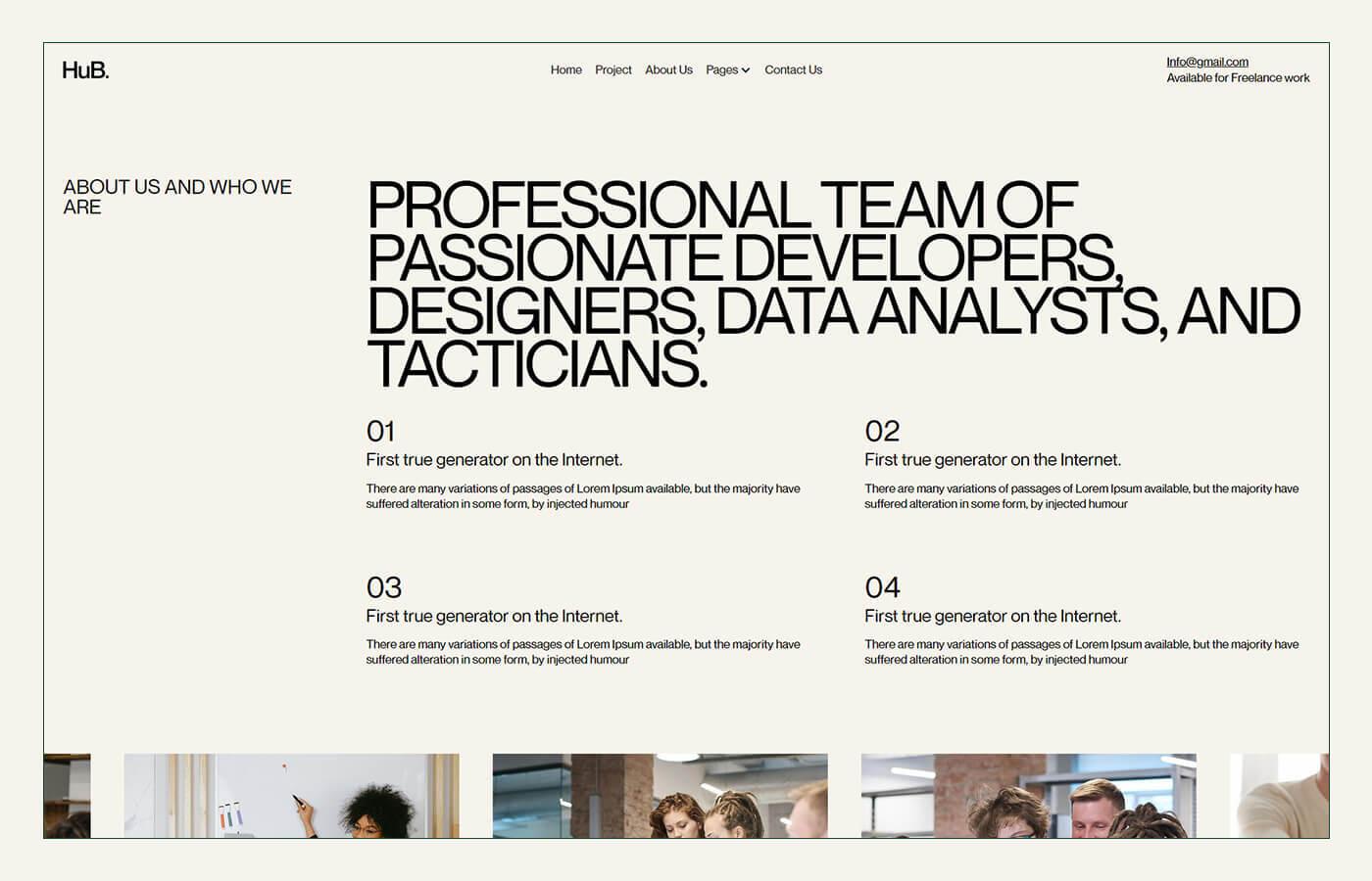 Hub - Agency HTML5 Responsive Website Template