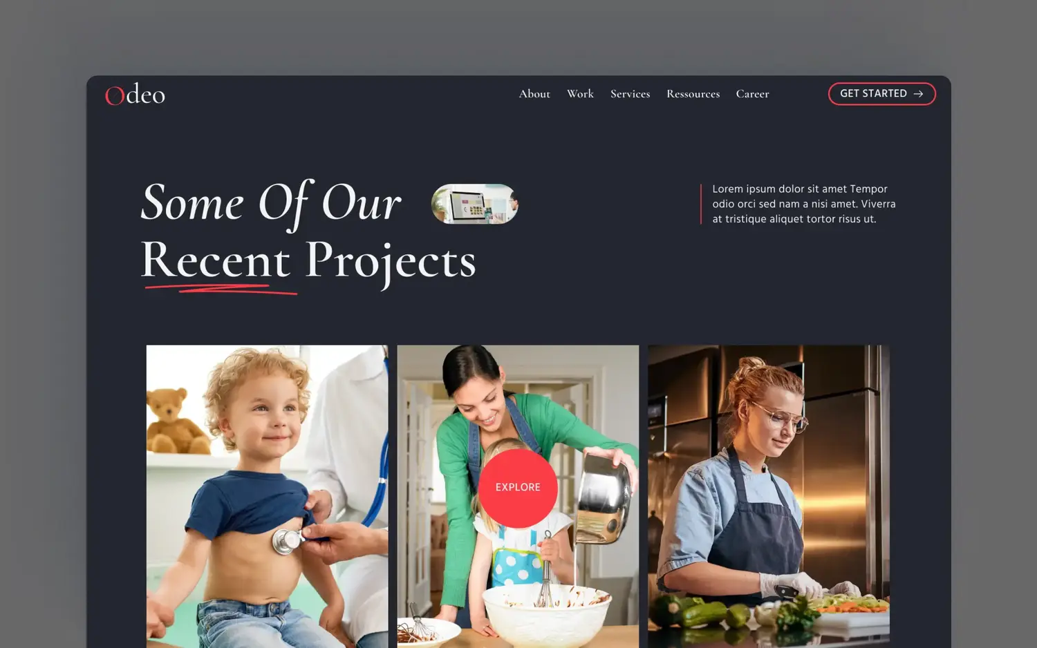 Odeo - Creative HTML5 Responsive Website Template