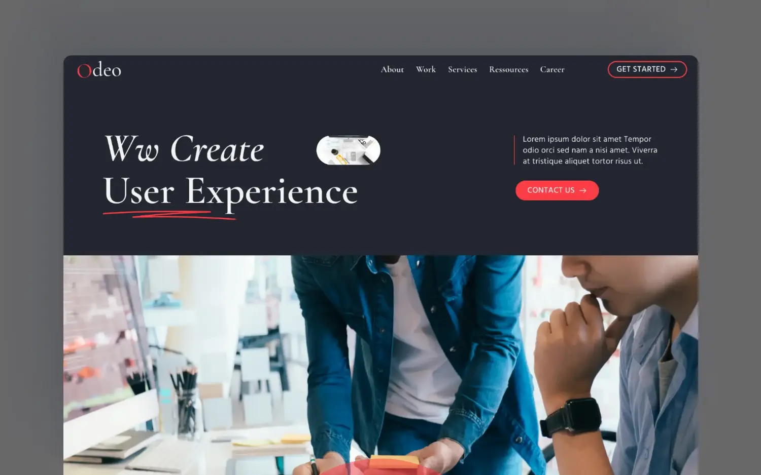 Odeo - Creative HTML5 Responsive Website Template