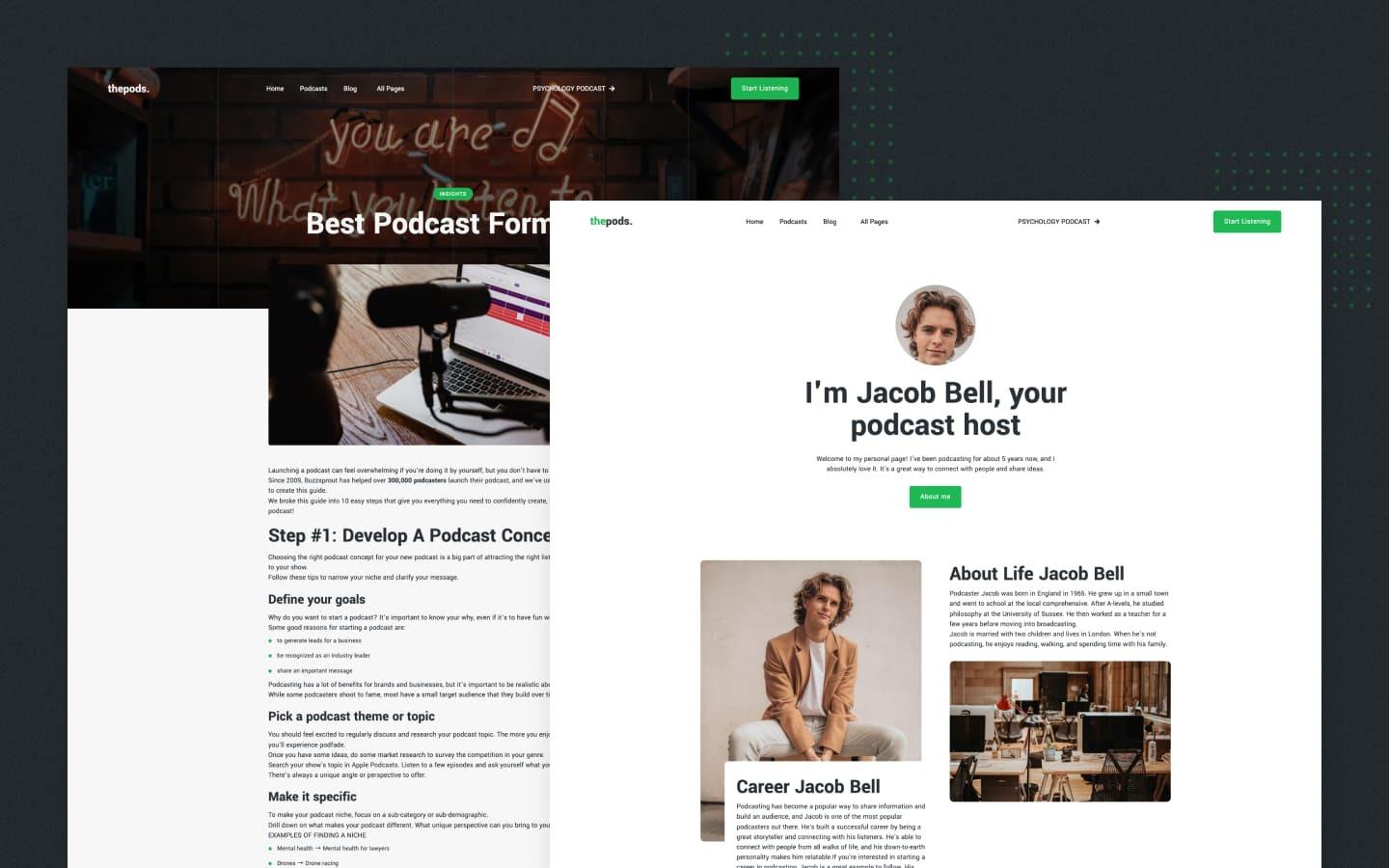 Thepods - Podcast HTML5 Responsive Website Template