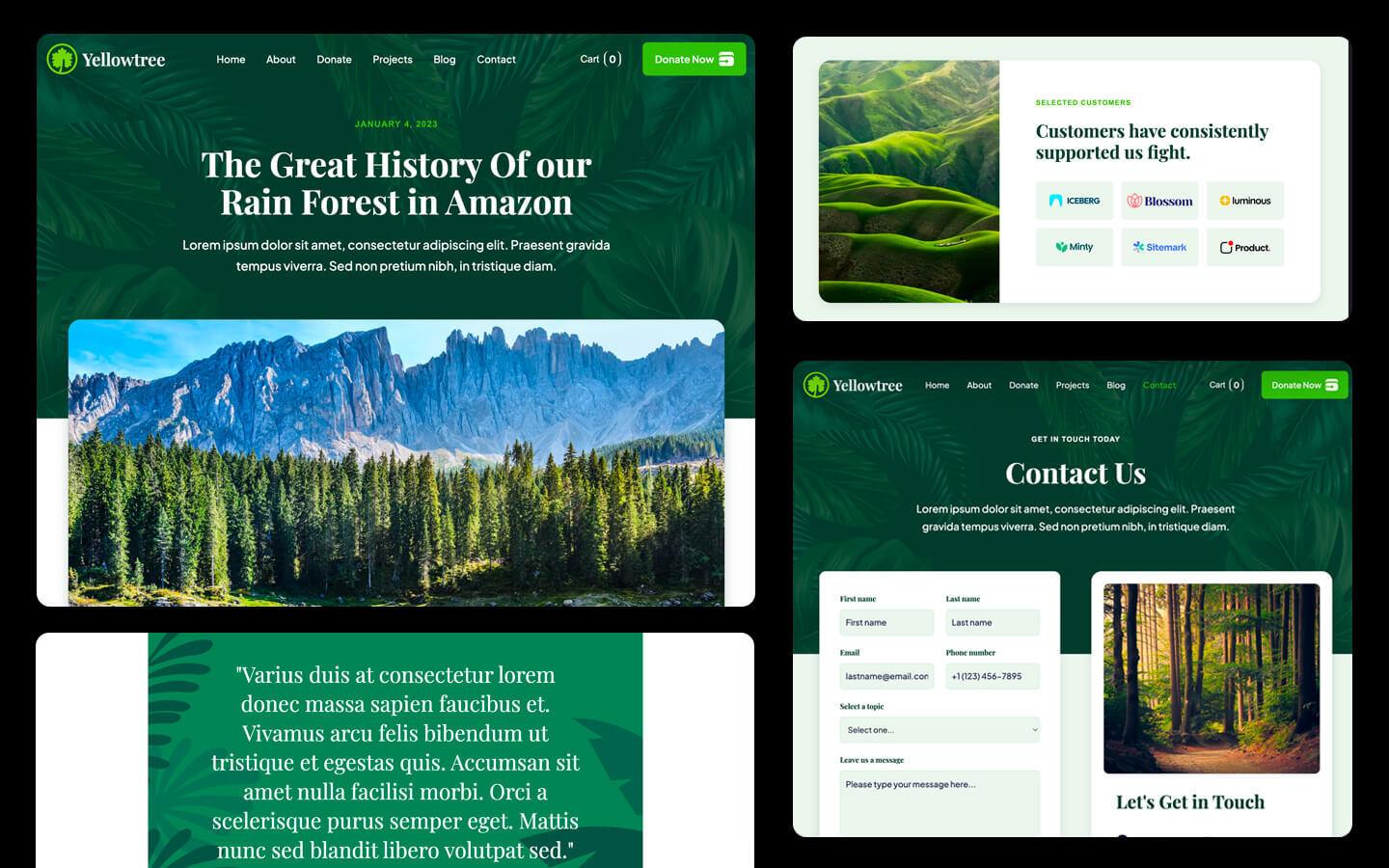 YellowTree - Charity HTML5 Responsive Website Template
