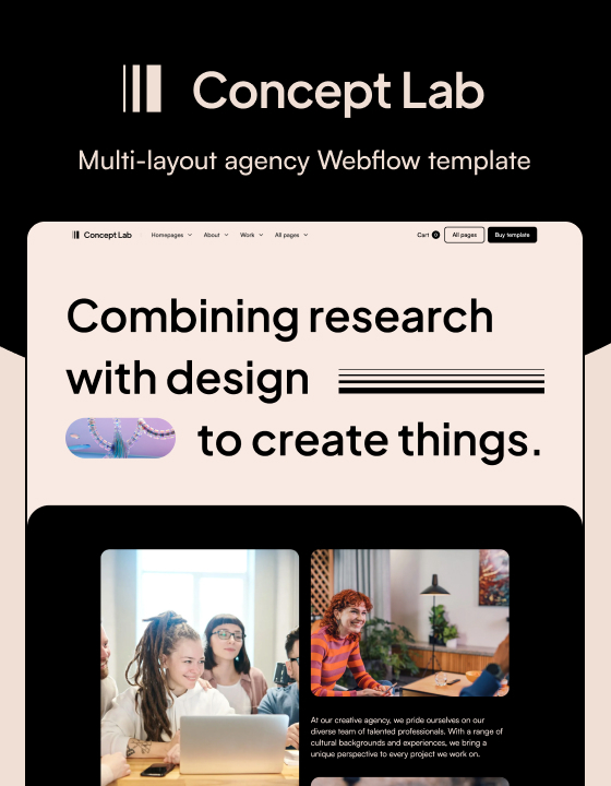 Concept Lab - Agency HTML5 Responsive Website Template