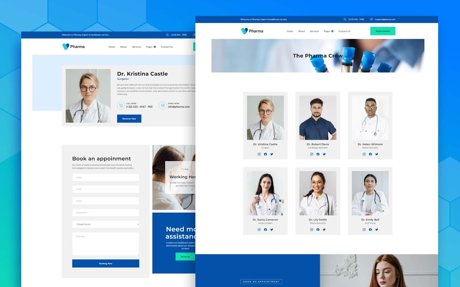 Pharma - Doctor HTML5 Responsive Website Template