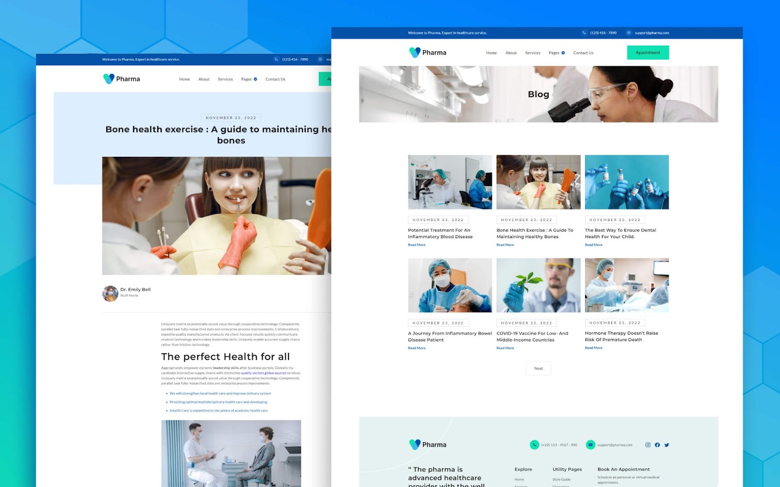 Pharma - Doctor HTML5 Responsive Website Template