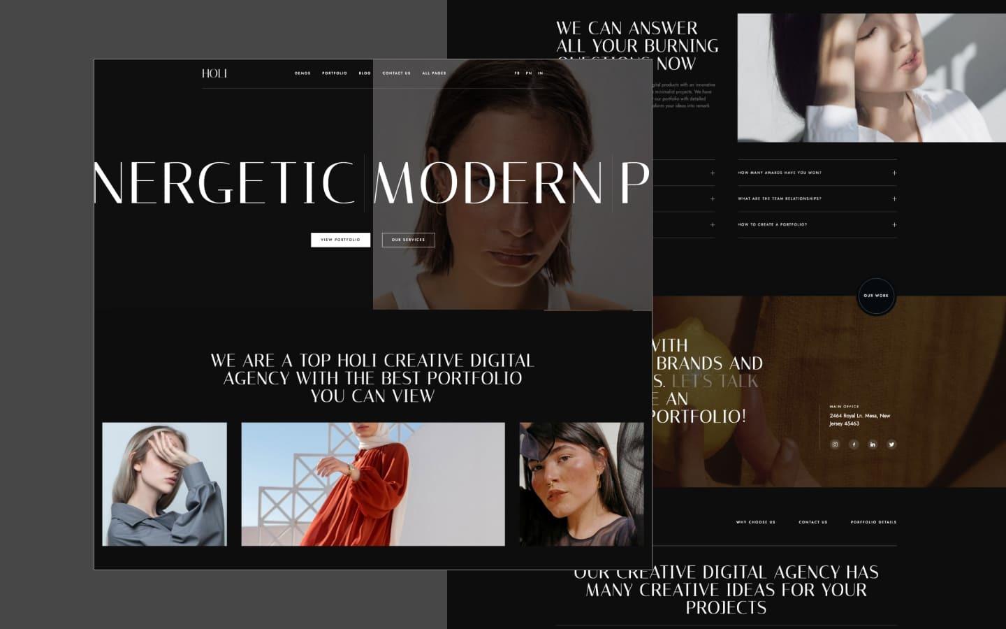 Holi 128 - Portfolio HTML5 Responsive Website Template