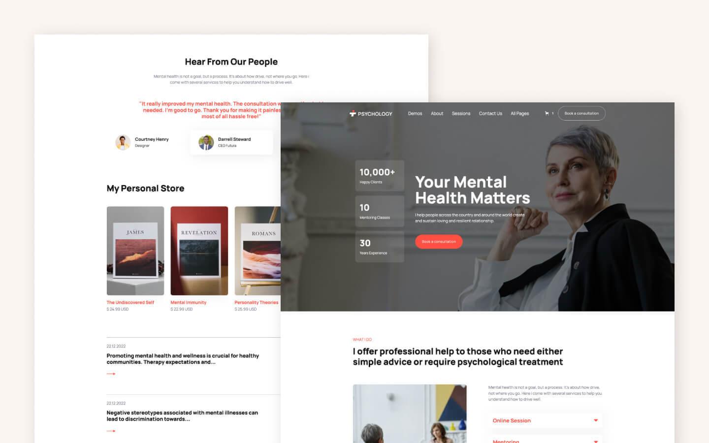 Psychology - Health HTML5 Responsive Website Template
