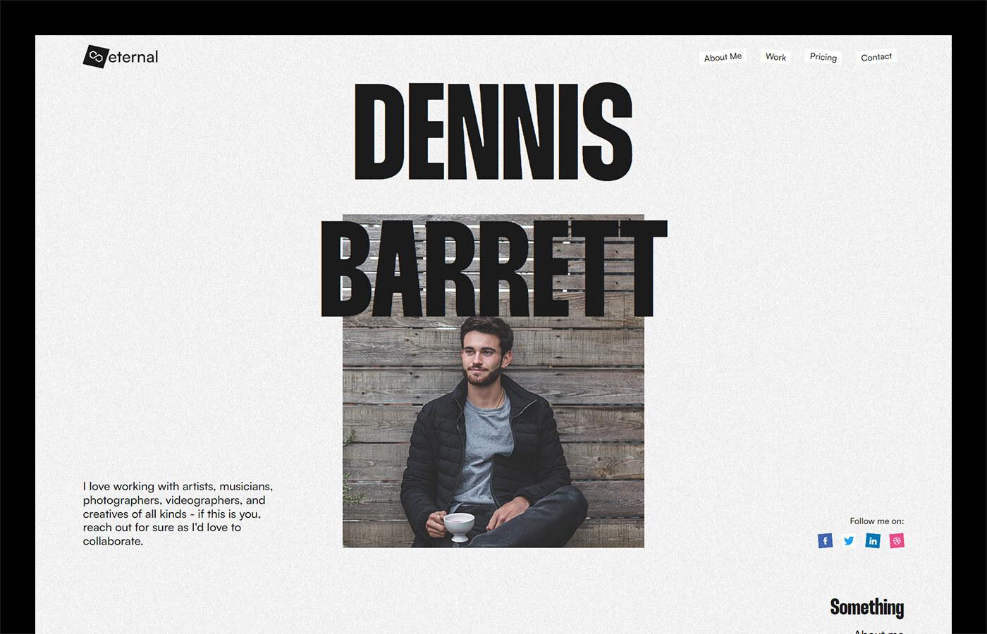 Eternal - Designer HTML5 Responsive Website Template