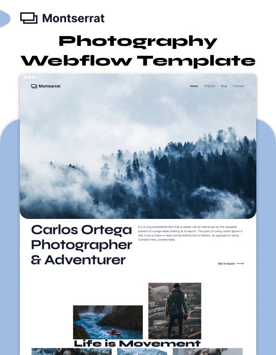 Montserrat - Photography HTML5 Responsive Website Template