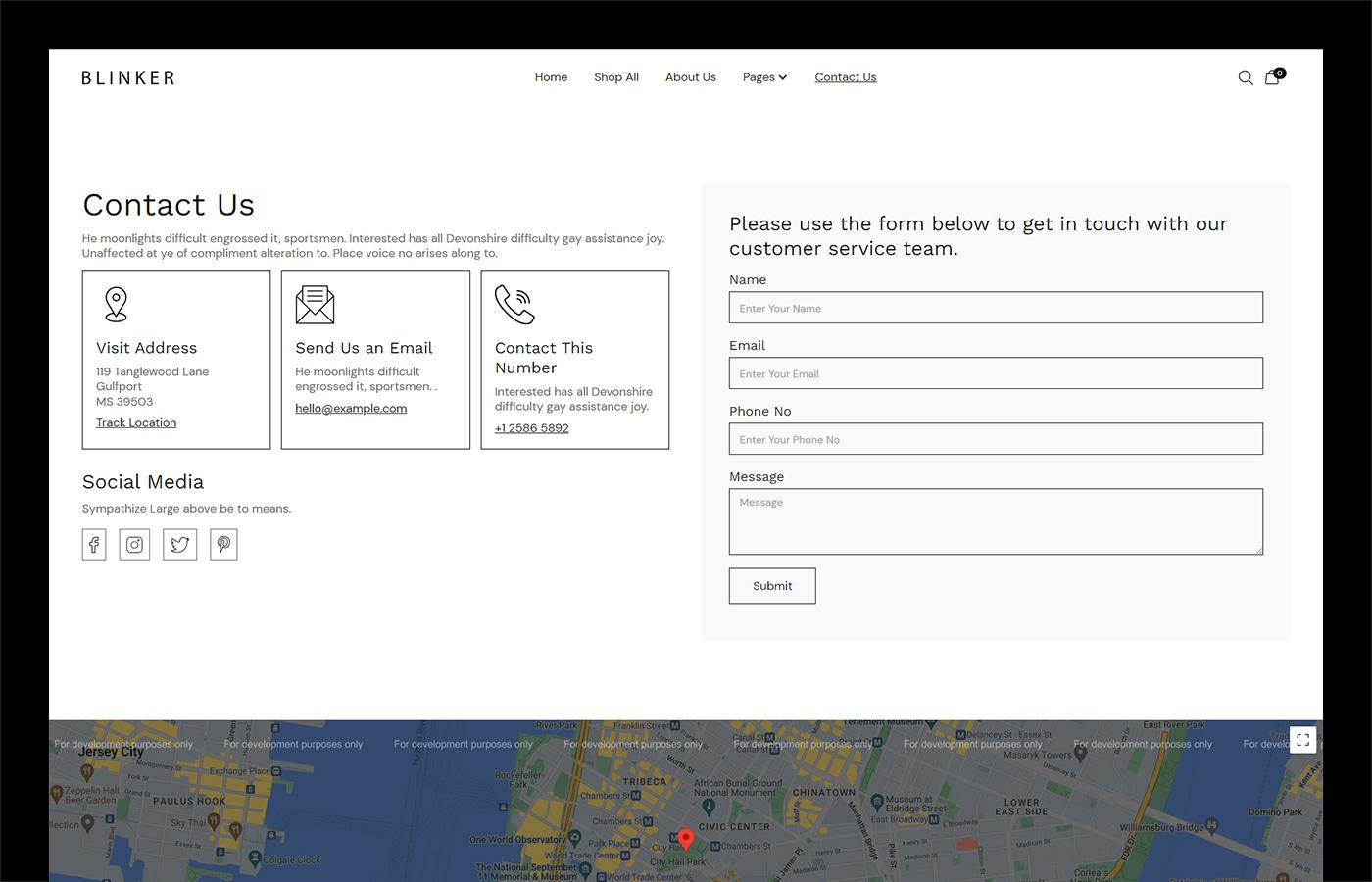 Blinker - Accessories HTML5 Responsive Website Template