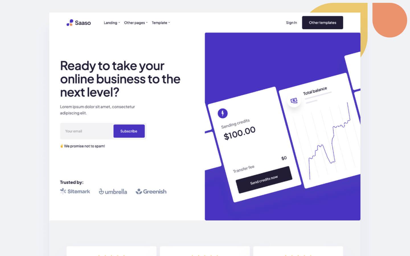 Saso - SaaS HTML5 Responsive Website Template Saso - SaaS HTML5 Responsive Website Template