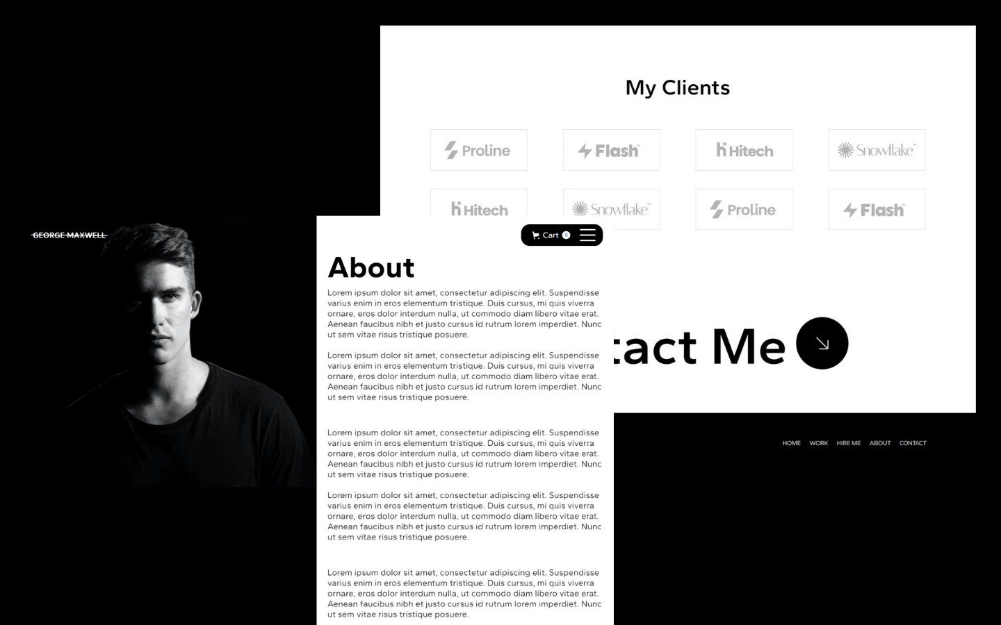 George Maxwell - Portfolio HTML5 Responsive Website Template