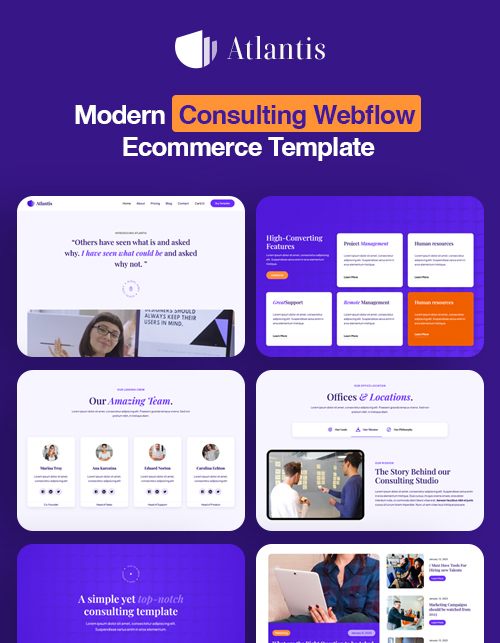 Atlantis - Consulting HTML5 Responsive Website Template