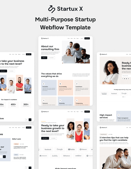 Startux X - Startup HTML5 Responsive Website Template
