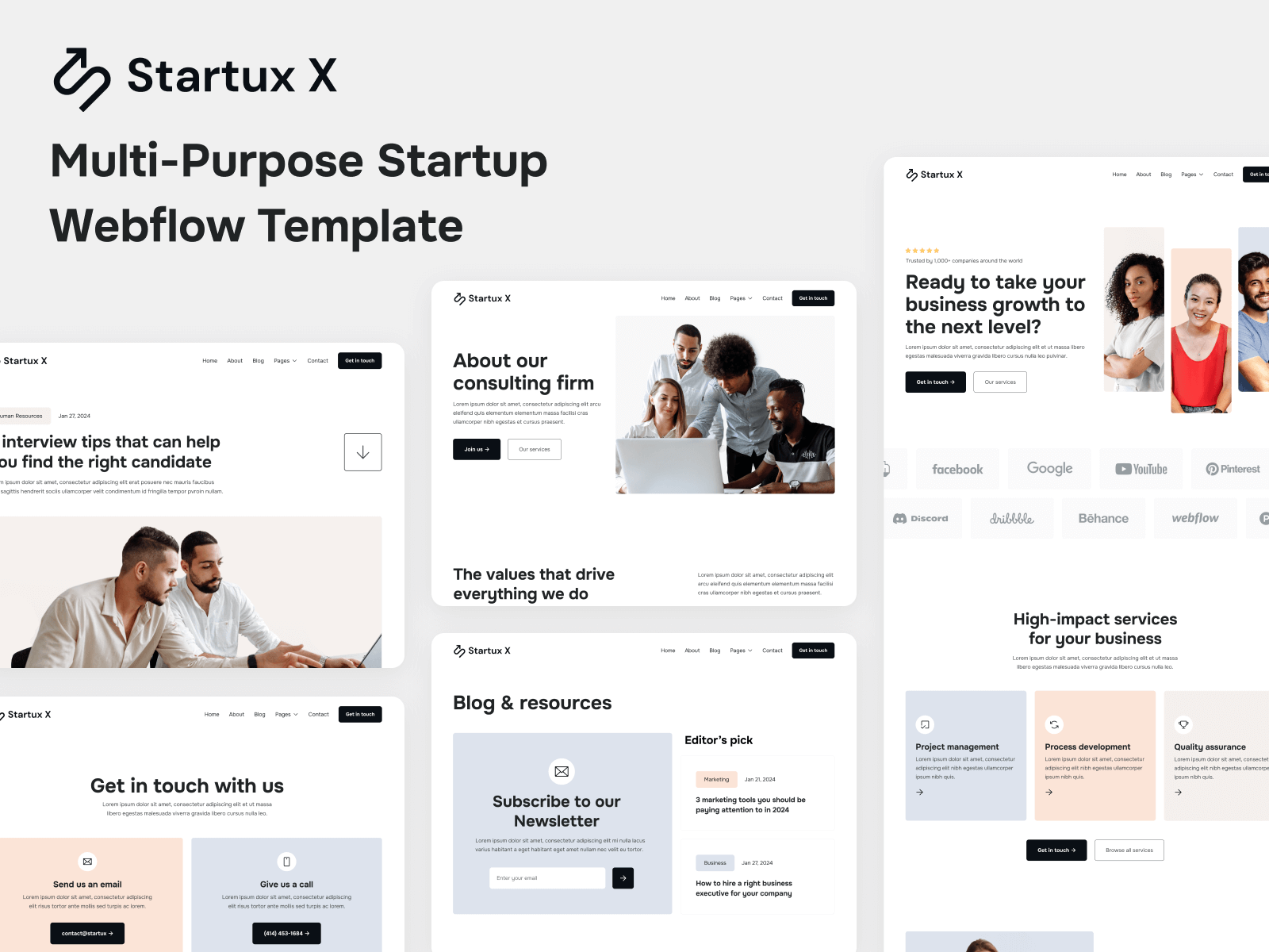 Startux X - Startup HTML5 Responsive Website Template