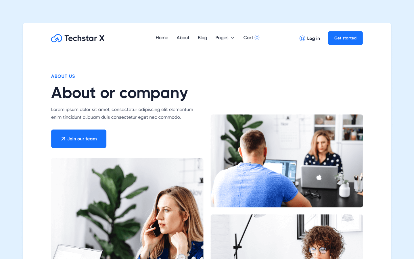 Techstar X - SaaS HTML5 Responsive Website Template