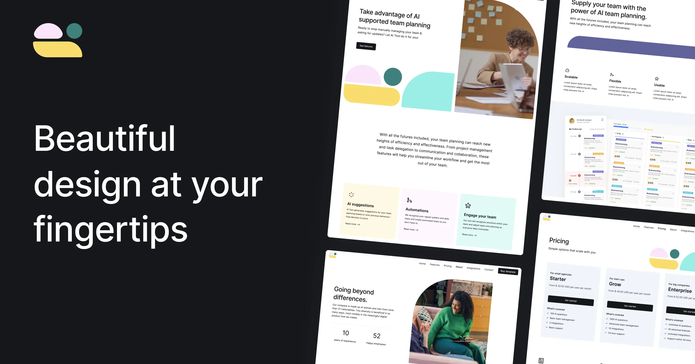 AI Tool - Startup HTML5 Responsive Website Template