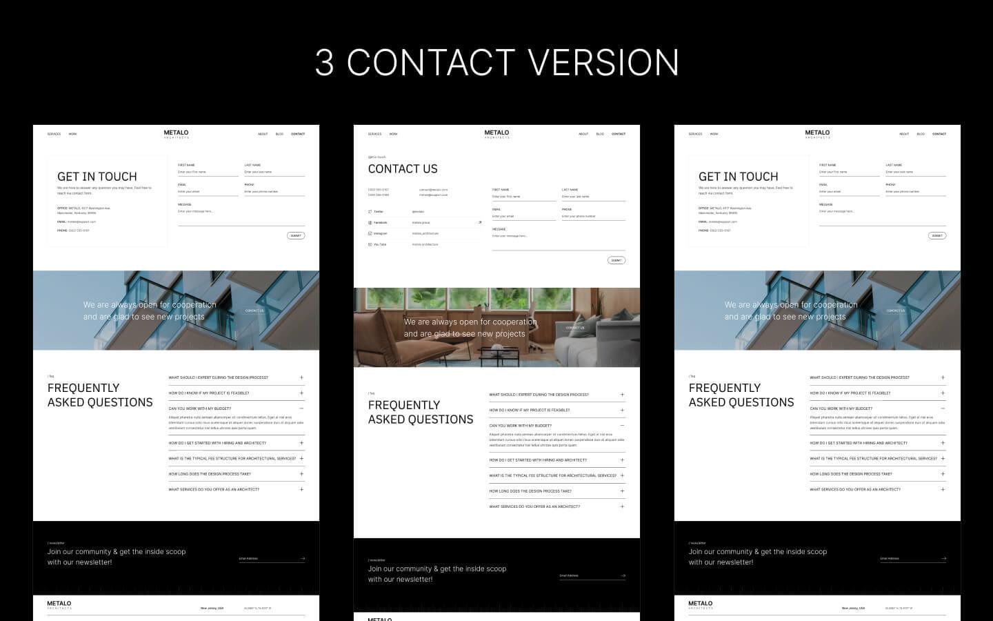 Metalo - Architecture HTML5 Responsive Website Template
