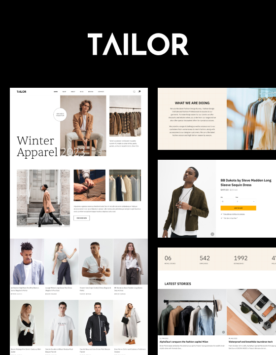 Tailor - Retail HTML5 Responsive Website Template