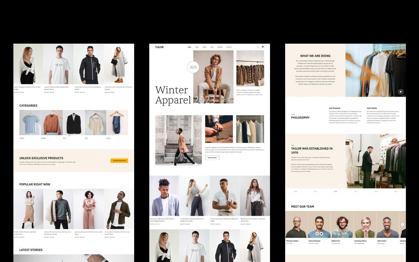 Tailor - Retail HTML5 Responsive Website Template