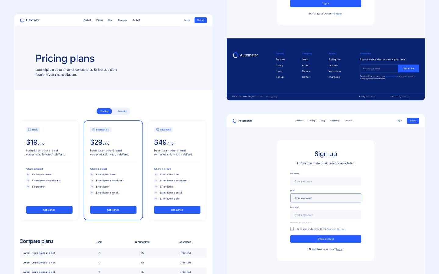 Automator - SaaS HTML5 Responsive Website Template