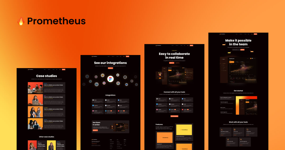 Prometheus - SaaS HTML5 Responsive Website Template