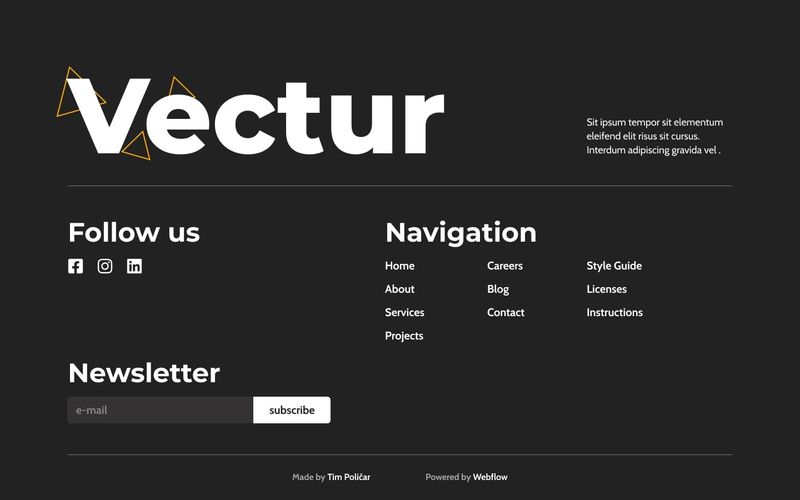 Vectur - Agency HTML5 Responsive Website Template