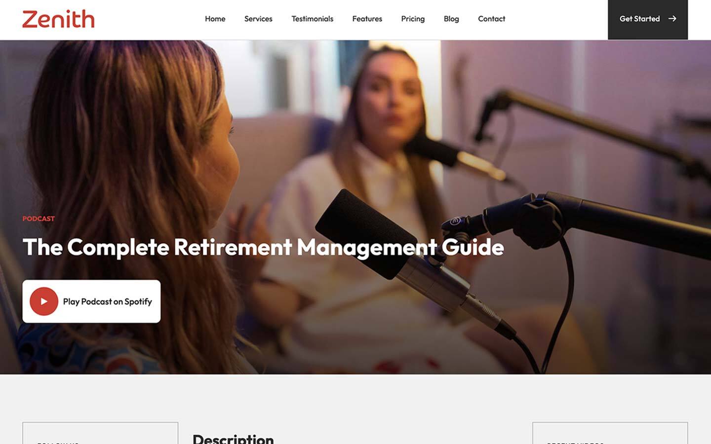 Zenith - Consulting HTML5 Responsive Website Template