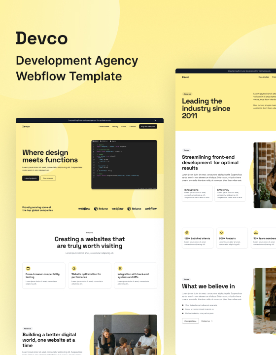 Devco - Agency HTML5 Responsive Website Template