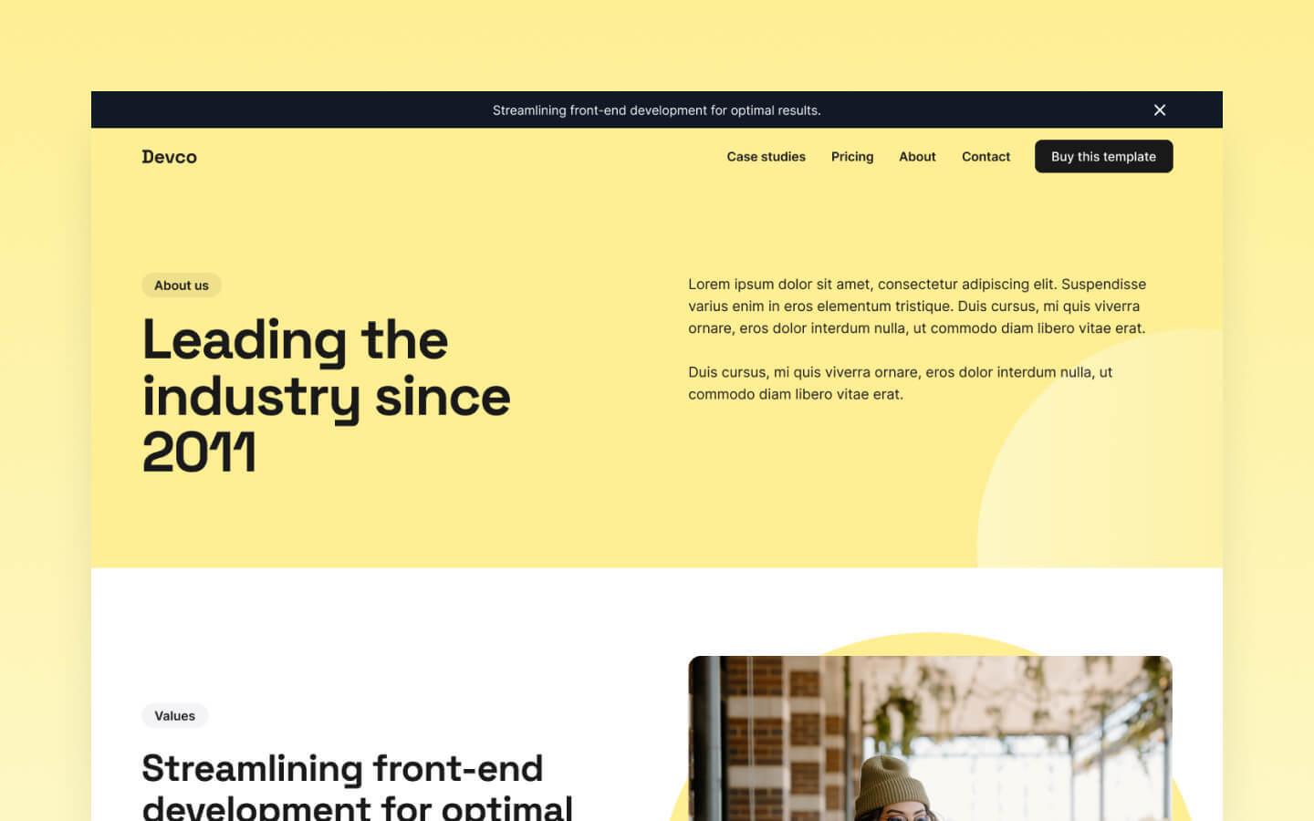 Devco - Agency HTML5 Responsive Website Template